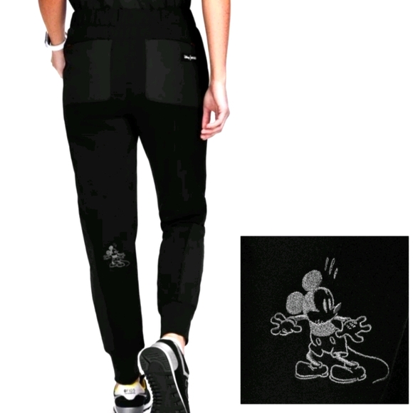 Figs | Pants & Jumpsuits | Figs Disney Collab Mickey Skinny Joggers ...